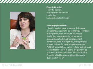 2017 codecs train the trainers | PPT