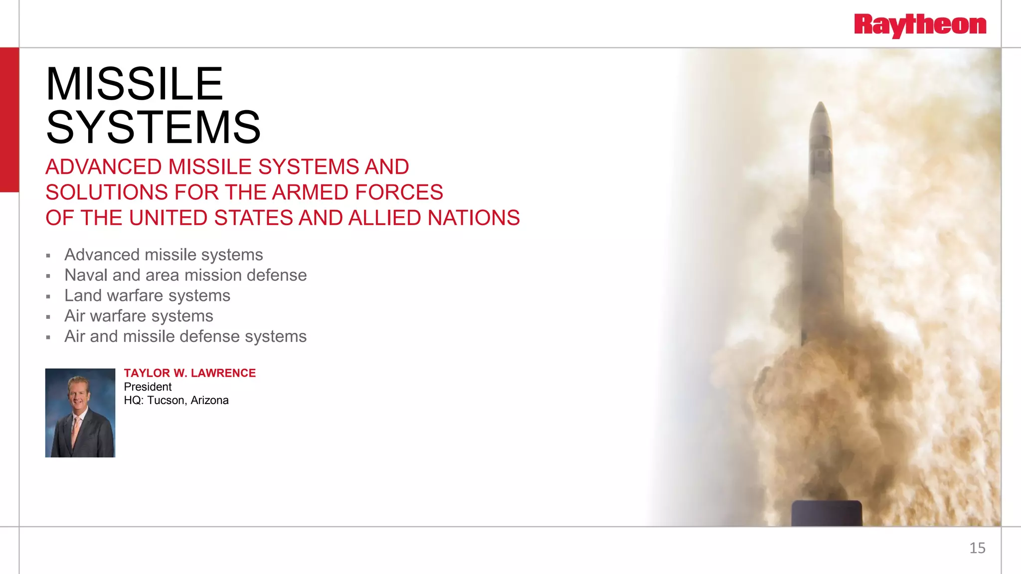 2017 Raytheon Corporate Overview | PDF