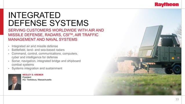 2017 Raytheon Corporate Overview | PDF