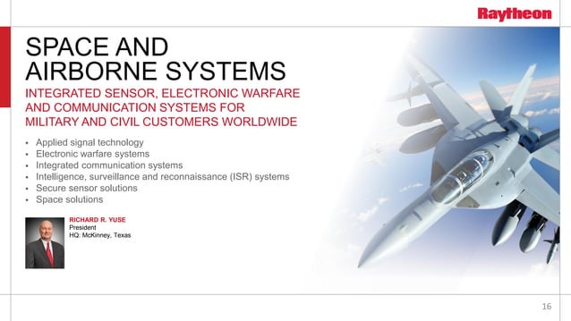 2017 Raytheon Corporate Overview | PDF