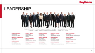 2017 Raytheon Corporate Overview | PDF