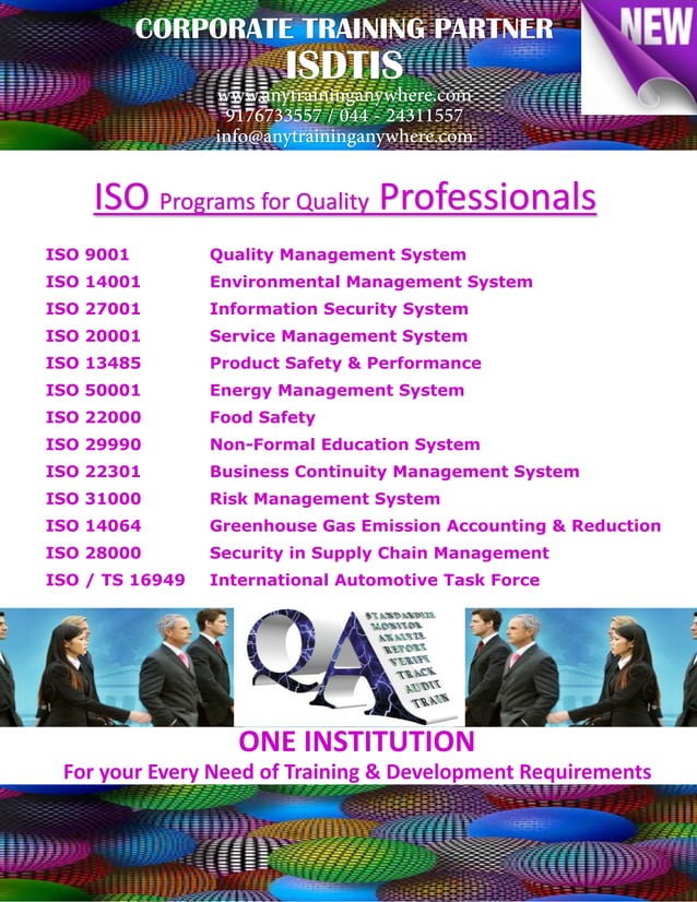 1 Corporate Training Services, courses, programs, Institute in Chennai ...