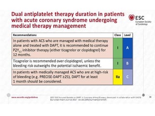 DUAL ANTIPLATELET THERAPY IN CORONARY ARTERY DISEASE. | PPT