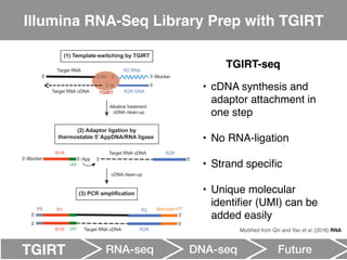 High throughput sequencing with Thermostable Group II Intron Reverse Transcriptase | PPT