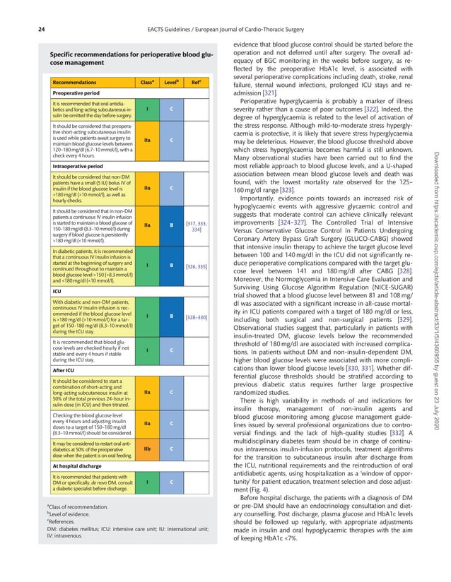 2017 eacts guidelines on perioperative medication in adult cardiac surgery | PDF