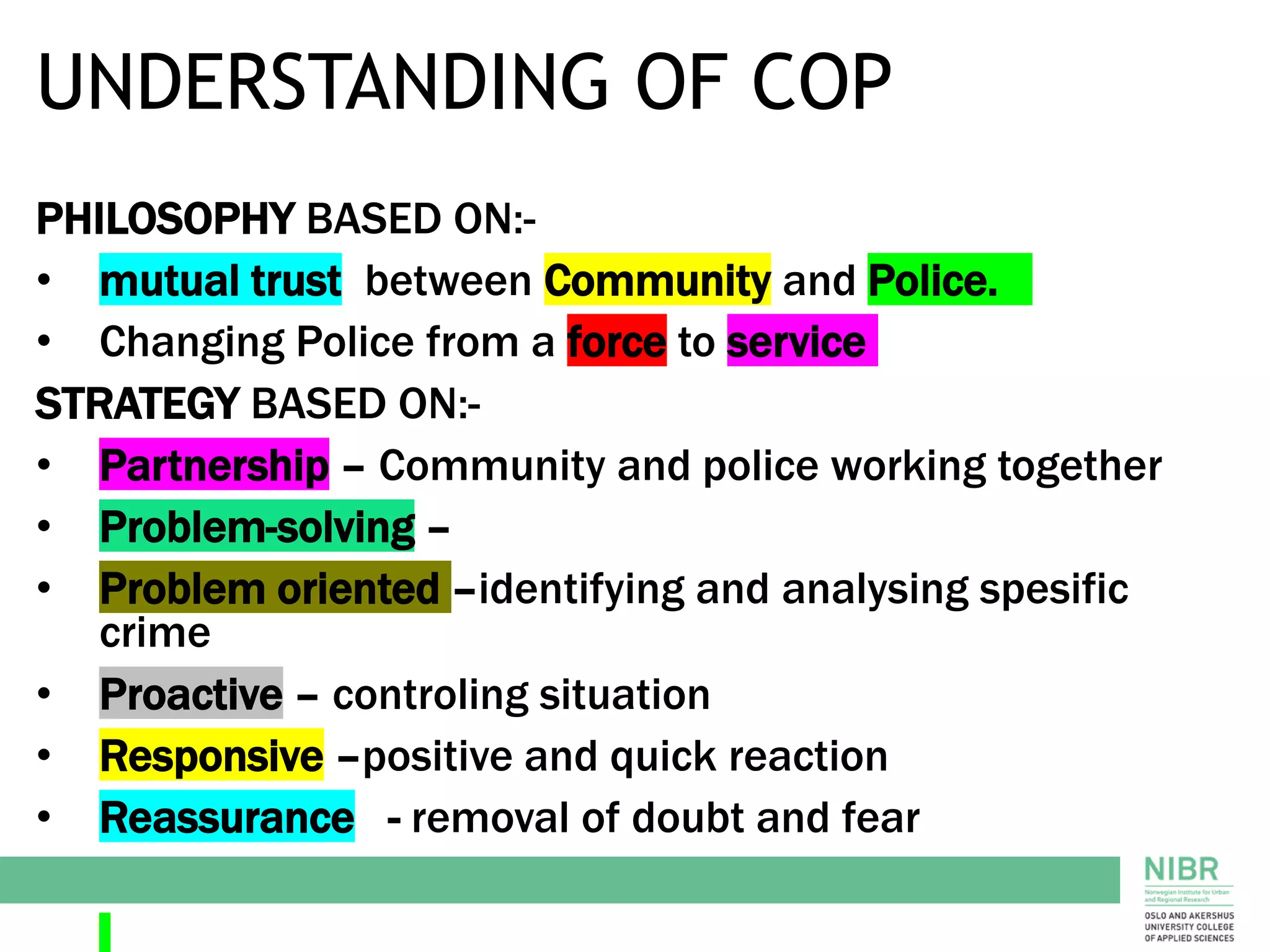 Community Policing in Kenya | PPTX
