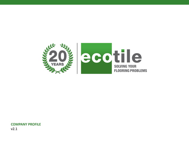 2017 Ecotile industrial flooring / interlocking floor tiles company profile | PPT