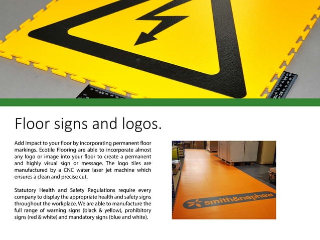 2017 Ecotile industrial flooring / interlocking floor tiles company profile | PPT