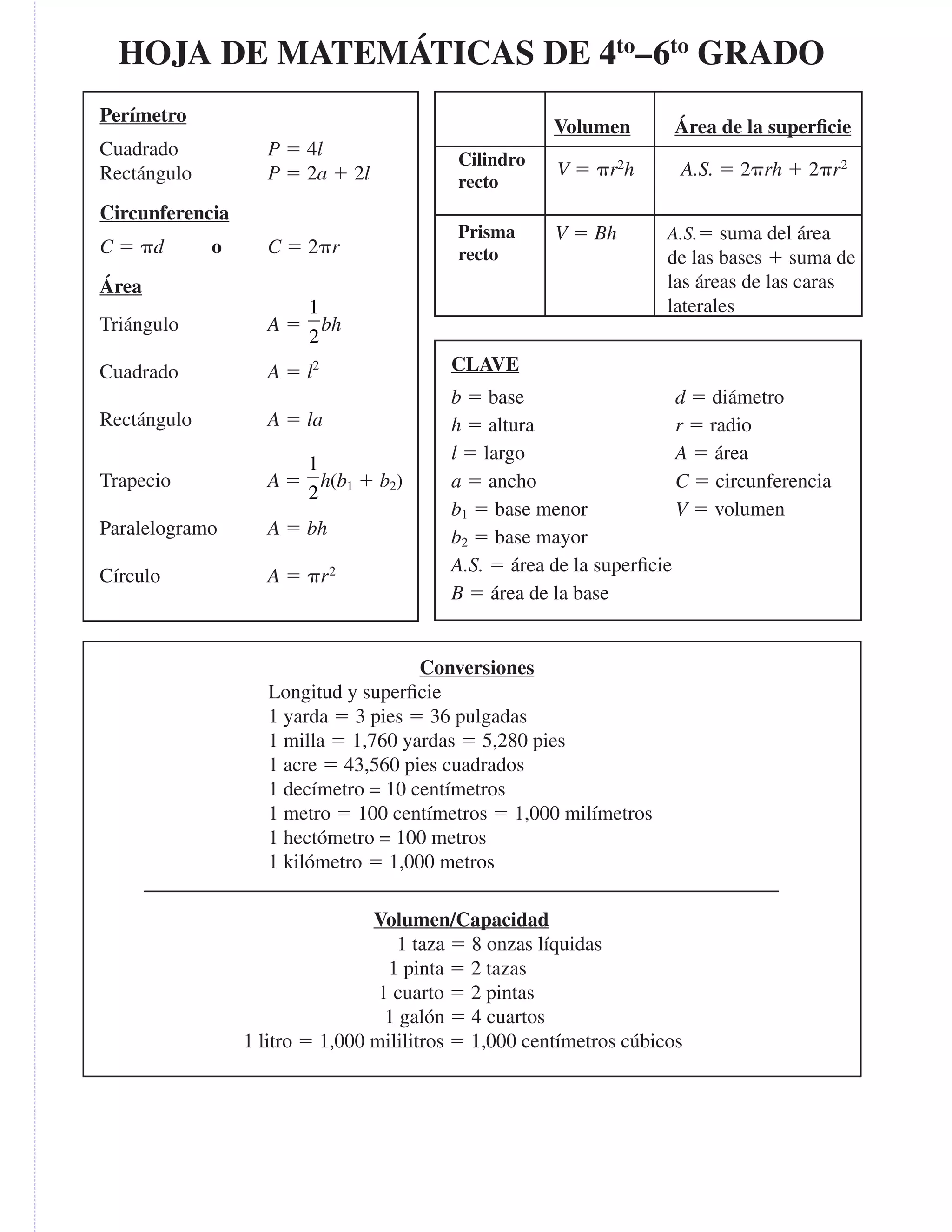 2017 ejercicios de practica matemáticas cuarto grado | PDF