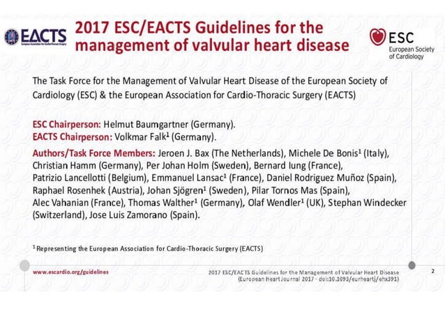 2017 esc eacts guidelines for the management of valvular heart disease ...