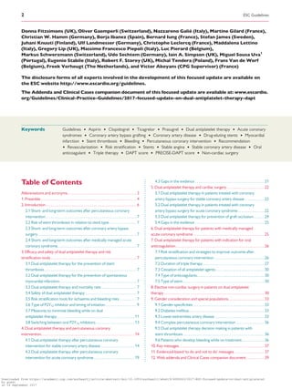2017 esc focused update on dual antiplatelet therapy in coronary artery ...