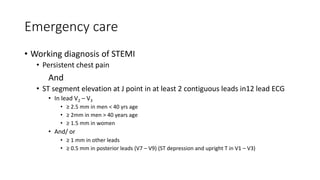 2017 esc guideline on management of stemi | PPTX