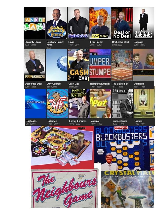 2017 exam topic tv game show display | PDF