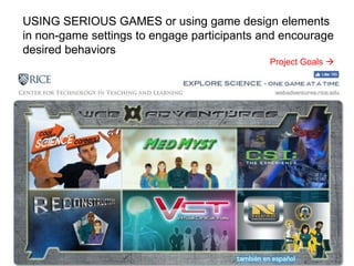 Gaming STEM in Humanities Courses | PPT