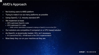 [2017 GDC] Radeon ProRender and Radeon Rays in a Gaming Rendering Workflow | PDF