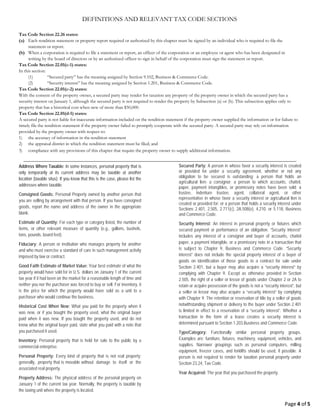 2017 General Rendition Information - TCAD | PDF