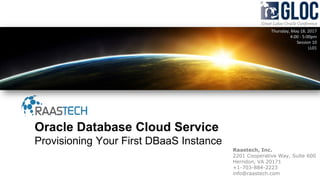 Oracle Database Cloud Service - Provisioning Your First DBaaS Instance | PPT