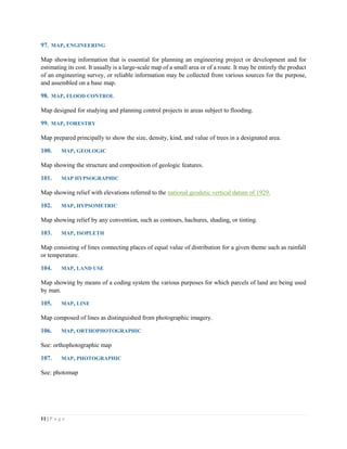 2017 Glossary Of Cartographic Terms | PDF | Geography | Science