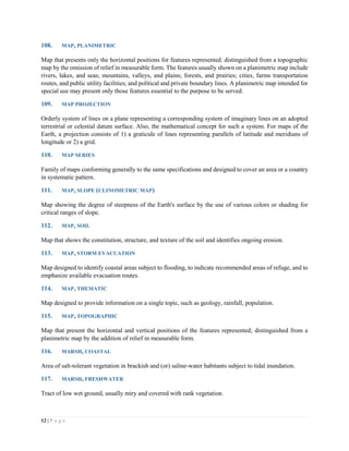 2017 Glossary Of Cartographic Terms | PDF | Geography | Science