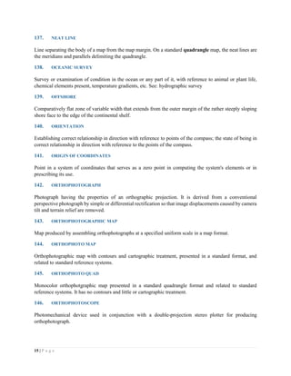 2017 Glossary Of Cartographic Terms | PDF