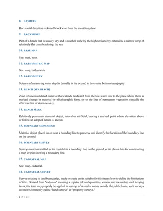 2017 Glossary Of Cartographic Terms | PDF | Geography | Science