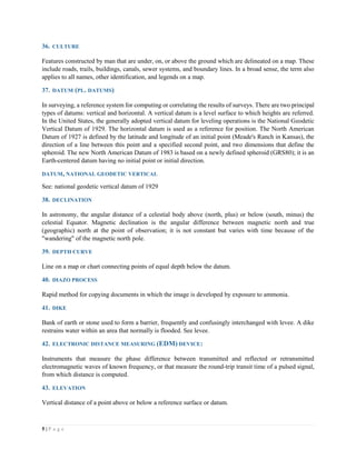 2017 Glossary Of Cartographic Terms | PDF