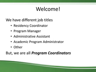 Welcome to GMEAS and Basics of GME | PPTX