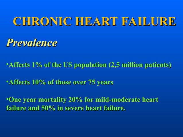 Chronic heart failure, prevalence incidence , statistics, epidemiology ...