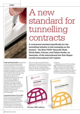 2017 Tunnel Journal on Emerald Book and GBR | PDF
