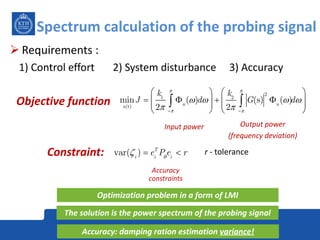 Optimal Multisine Probing Signal Design for Power System Electromechanical Mode Estimation | PDF ...