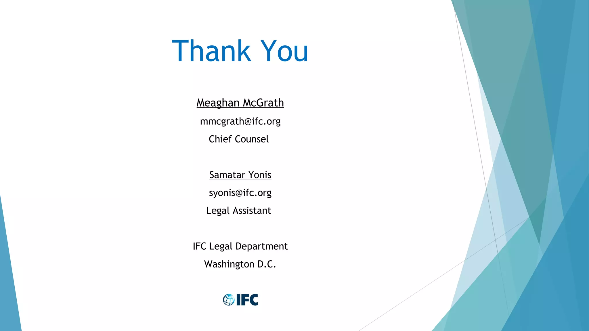 The Future of IFC Debt Mobilization | PPT
