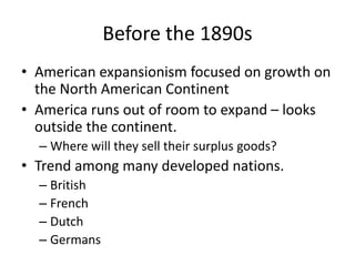 Imperialism in America at the turn of the century | PPTX
