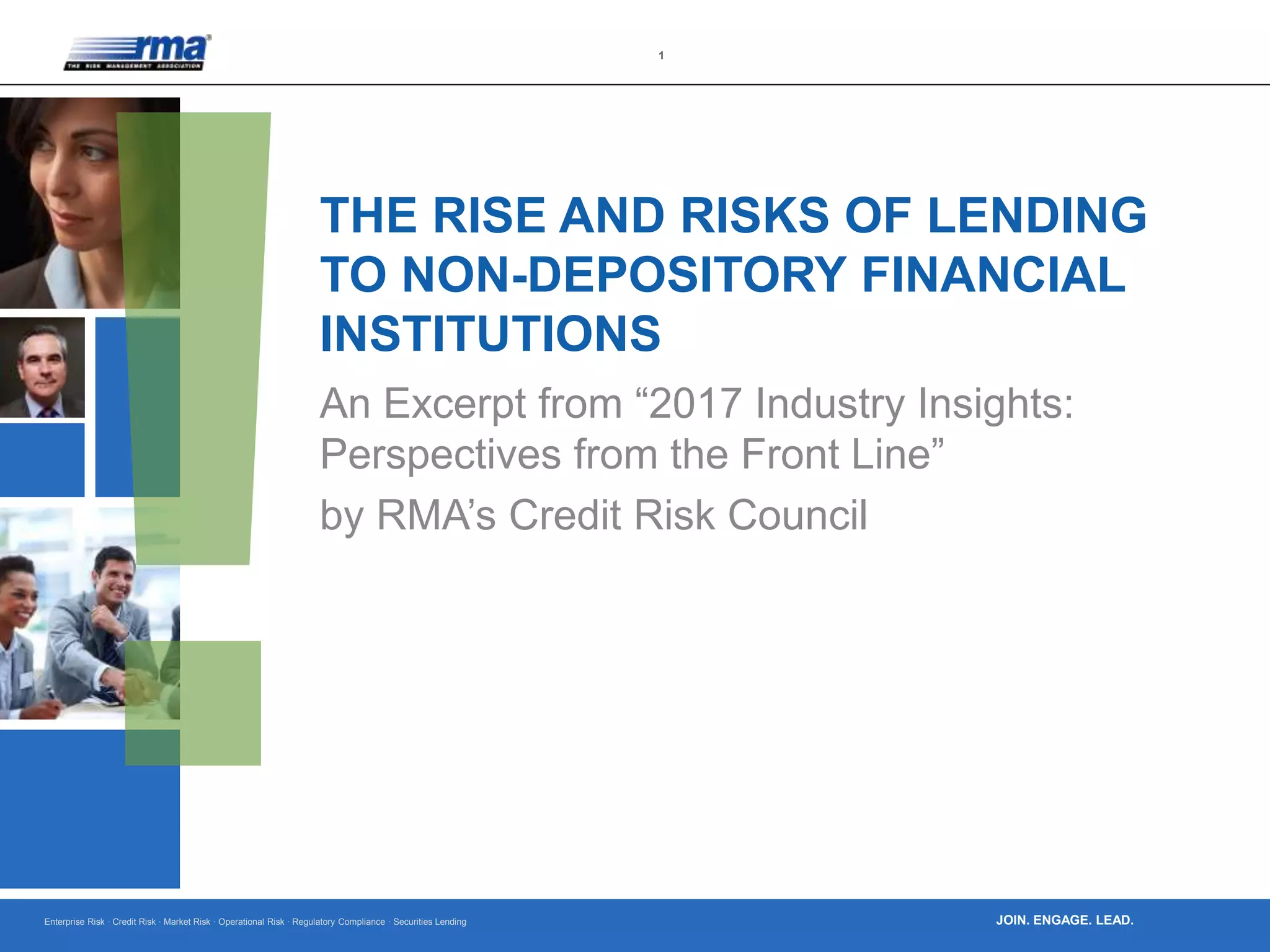 The Rise and Risks of Lending to Non-Depository Financial Institutions ...