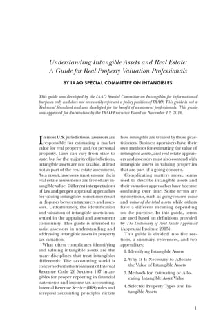 Understandinhg Intangible Assets and Real Estate: A Guide for Real ...