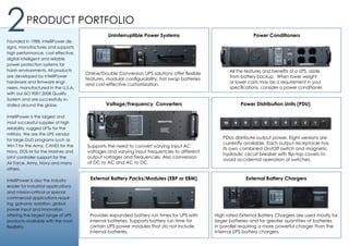 Folleto informativo de Intellipower | PPT