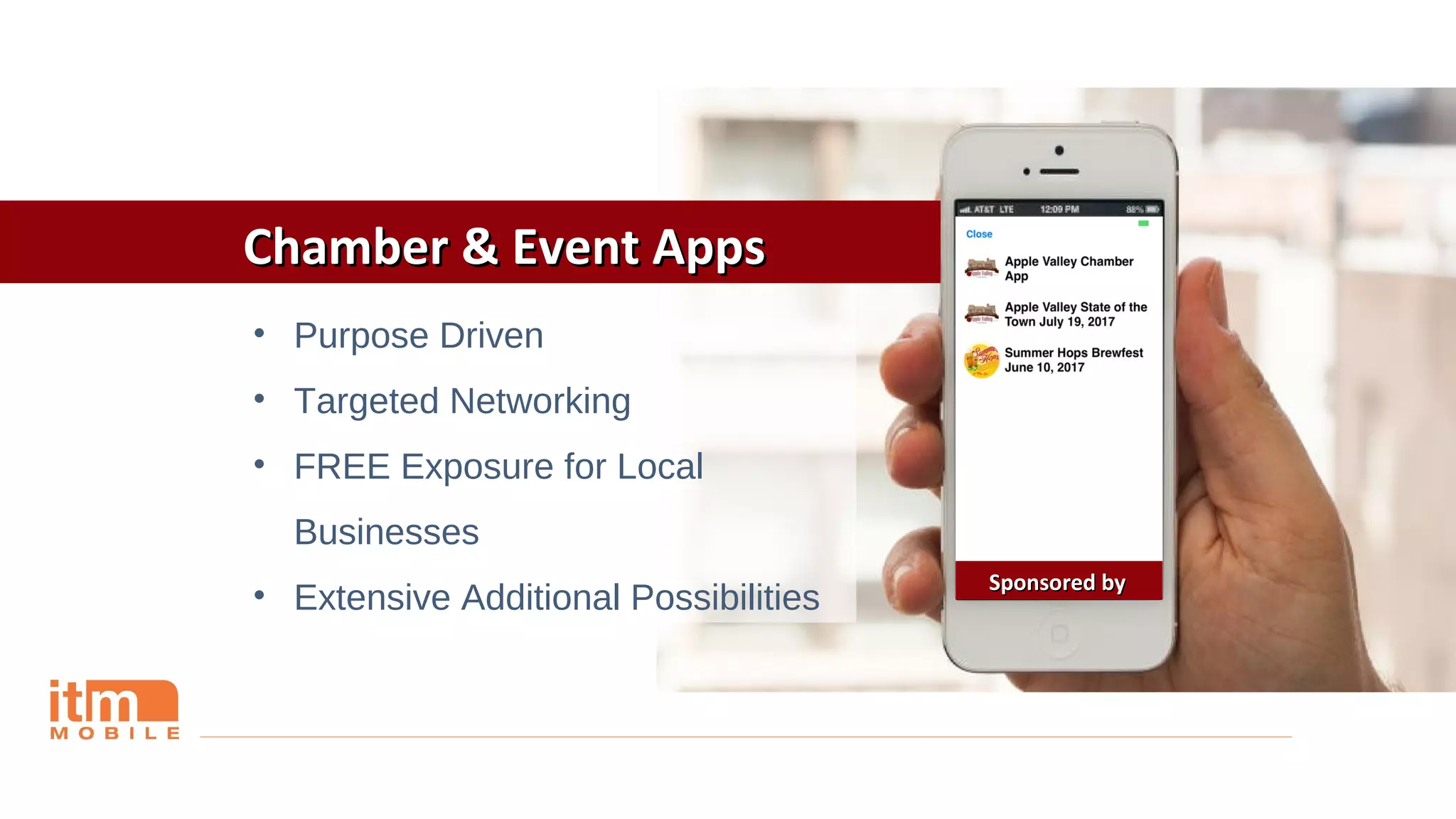 Introduction to chamber app - powered by itm mobile | PPT