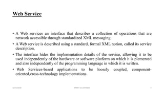 Introduction to web services | PPTX