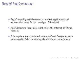 fog&Edge computing | PDF | Cloud Computing | Internet