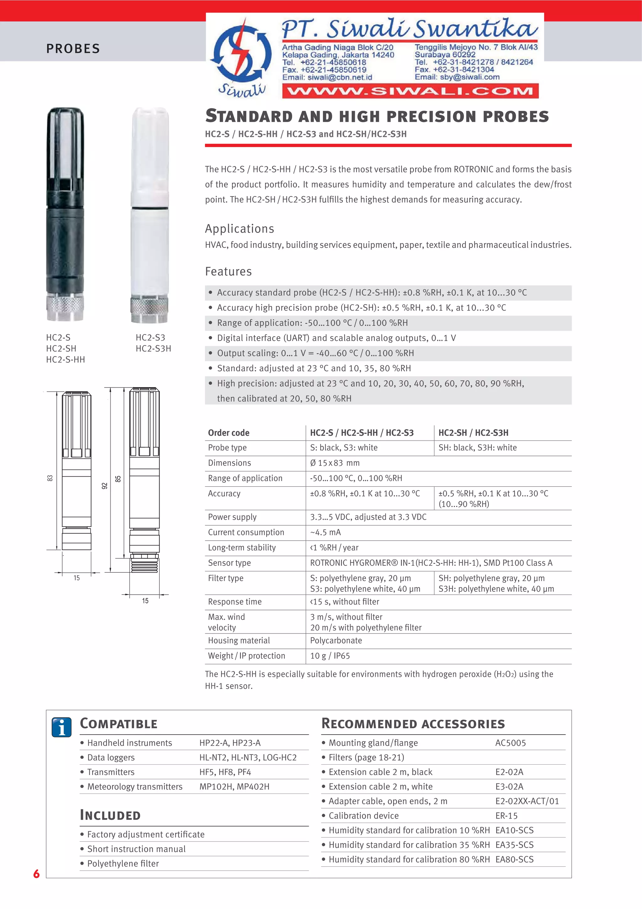 Rotronic Katalog 2017 | Rotronic measuring instruments and monitoring ...