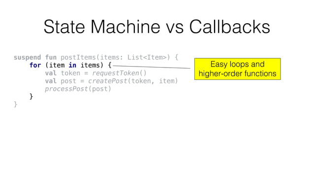Deep dive into Coroutines on JVM @ KotlinConf 2017 | PPT