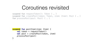 Introduction to Coroutines @ KotlinConf 2017 | PPT