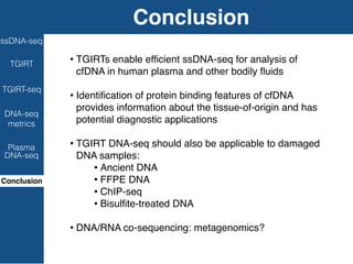 Use of TGIRT for ssDNA-seq | PDF