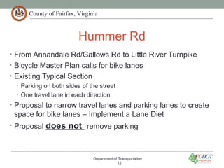 Mason District 2017 VDOT Repaving: Complete Streets-Improving Bicycle ...