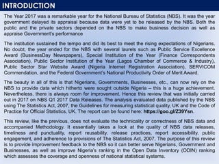 2017 nbs data releases review | PDF
