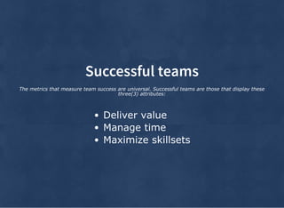 How to Foster Team Success | PPT