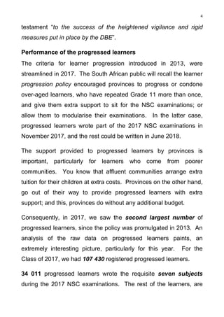 2017 NSC Examination Results (Abridged Version) | PDF