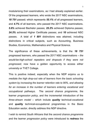 2017 NSC Examination Results (Abridged Version) | PDF