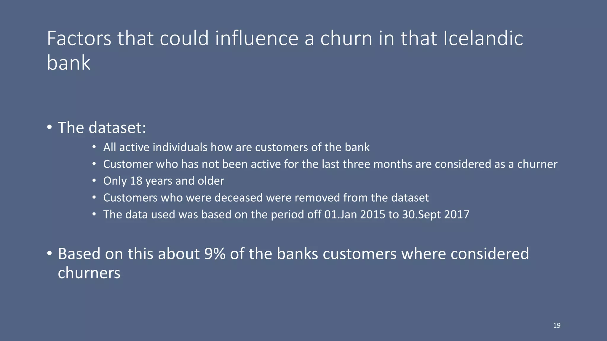 Customer churn prediction in banking | PDF