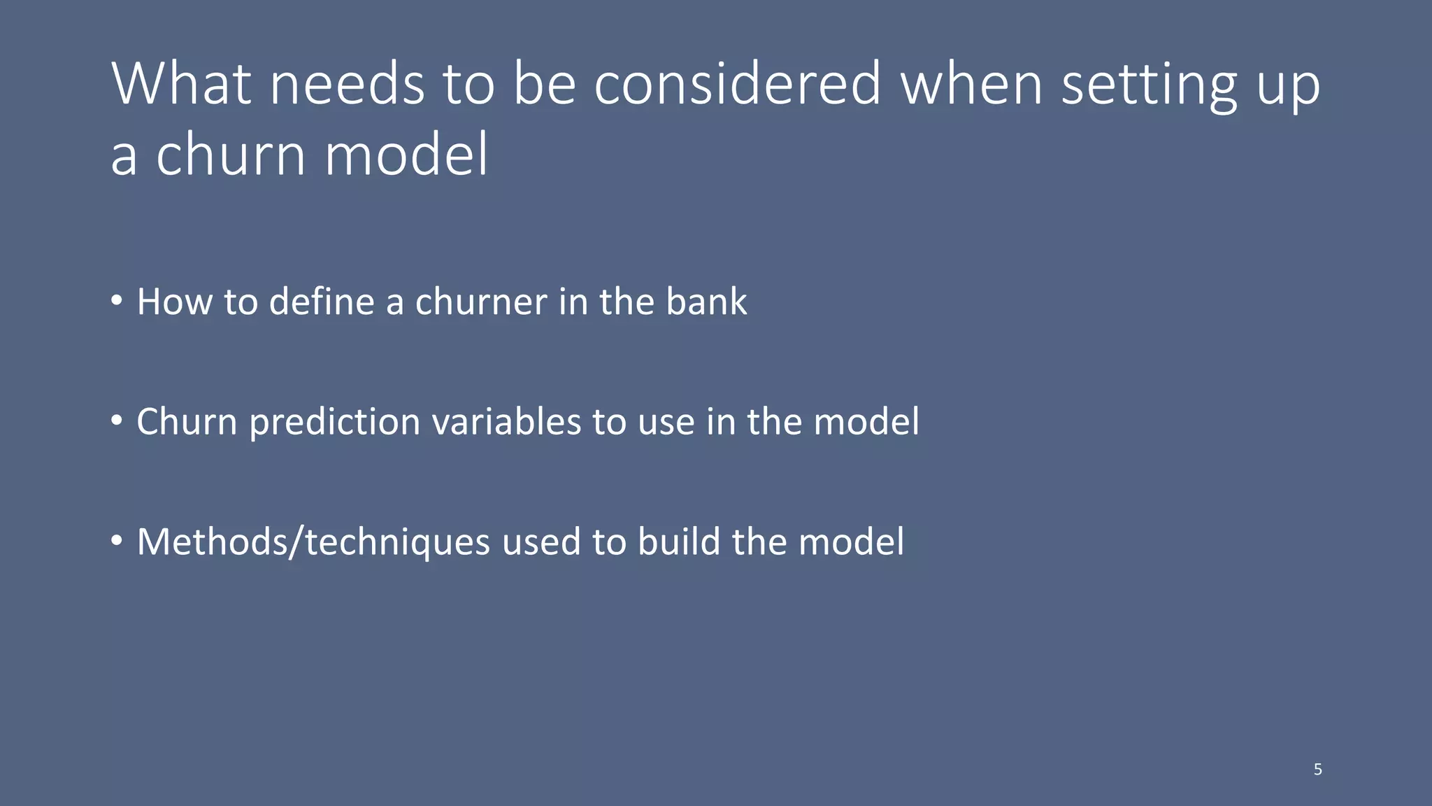 Customer churn prediction in banking | PDF
