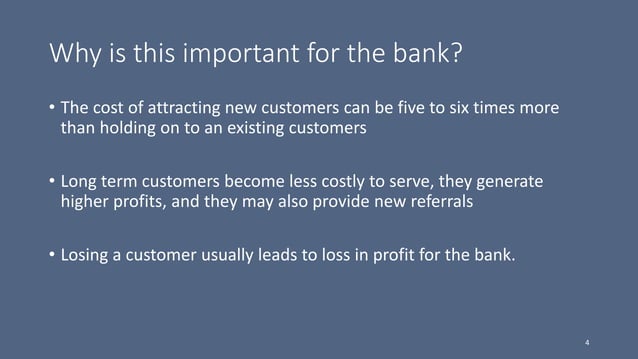 Customer churn prediction in banking | PDF | Consumer Banking ...